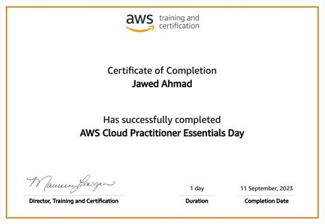 Jawed Ahmad On Linkedin Completed Aws Cloud Practitioner Essentials