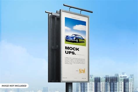Premium Psd Vertical Billboard Mockup Editable Psd Template