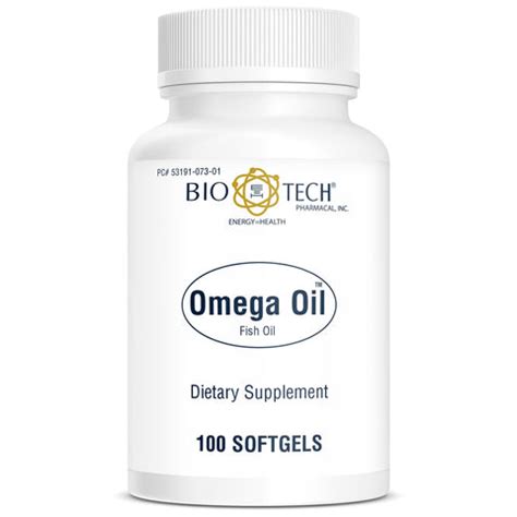 Omega Oil (fish oil) | Omega-3 Fatty Acid – Bio-Tech Pharmacal