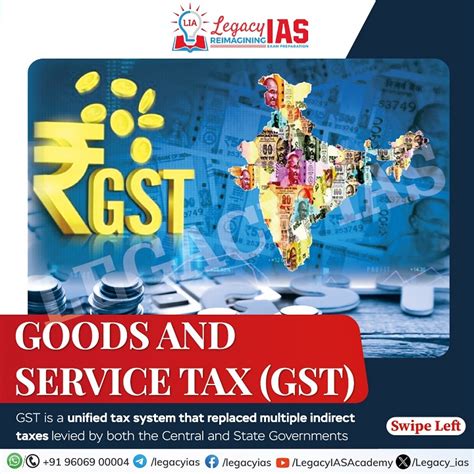 Goods And Service Tax Gst Legacy Ias Academy