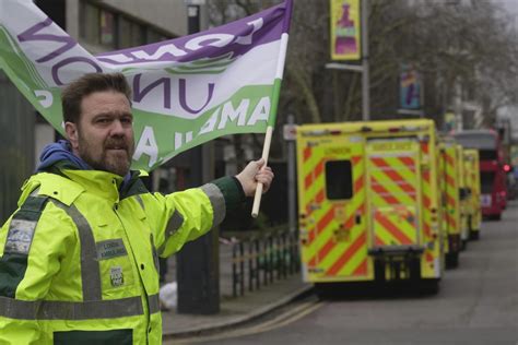 Uk Ambulance Workers Walk Out Joining Wave Of Strike Action