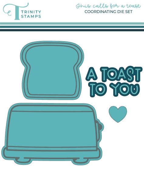 Toaster Shaped Card Die Set Cscs