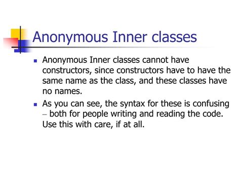 ppt inner classes powerpoint presentation free download id 836341