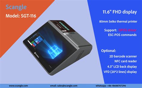 Scangle Sgt 116 Windows Touch Pos Systems Pos Terminal Point Of Sales