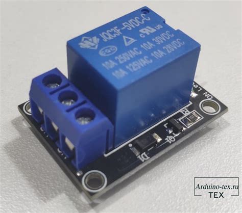 Ky 019 модуль одноканального реле Подключение к Arduino