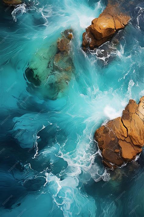 Astounding Underwater Aerial View Of Brine Pool Beautiful Deep Rich