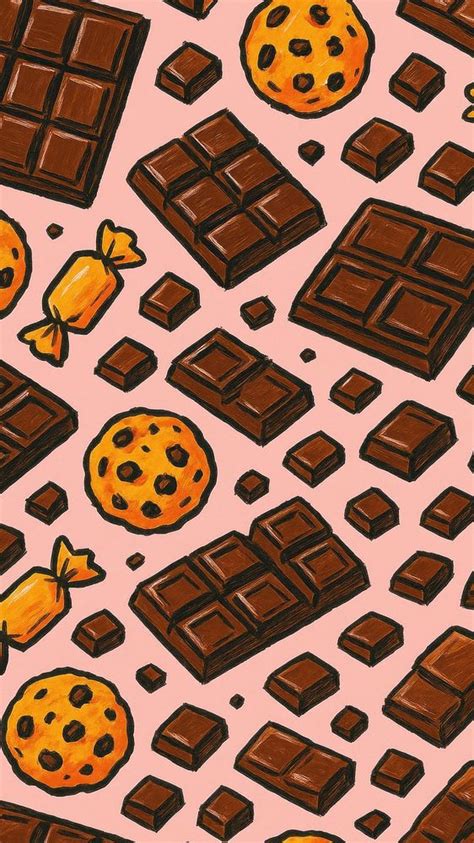 Candies In Wrappers Pattern Images Free Photos Png Stickers Wallpapers And Backgrounds Rawpixel