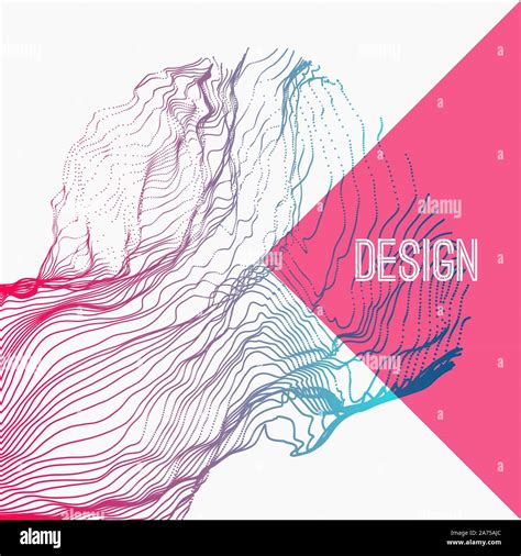 Array With Dynamic Emitted Particles Water Splash Imitation Abstract