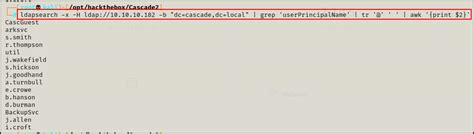 Hackthebox Cascade Walkthrough Write Up Htb