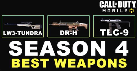 Best Weapons In COD Mobile Season 4 2024