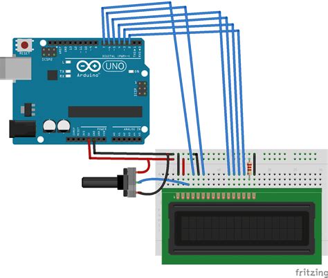 Arduino Lcd 16x2 Tutorial Interfacing 1602 Lcd Display With Arduino