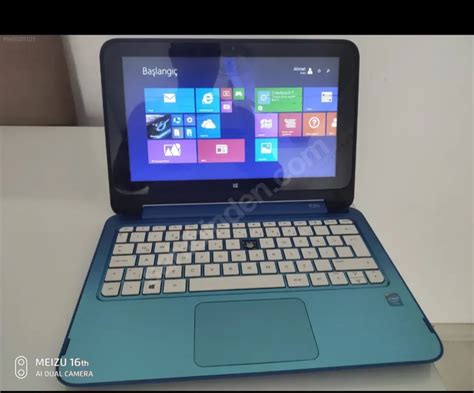 HP dokunmatik katlanabilir laptop U tuşu yok ama basıyor Dizüstü