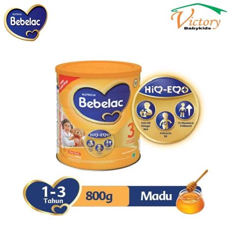 Jual Bebelac 3 Madu 800gr Susu Pertumbuhan Tahap 3 1 3 Tahun