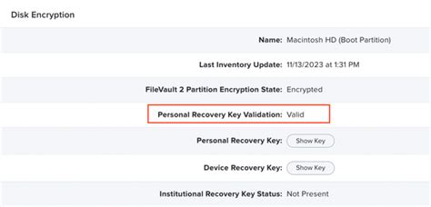 macos recovery key failing to unlock disk jamf nation community 303972