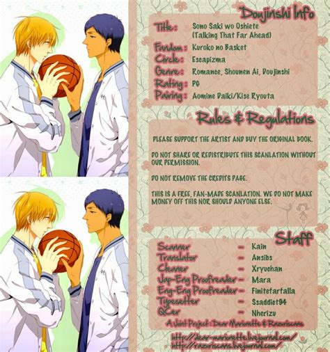 Escapizma Hachiko Kuroko No Basuke Dj Sono Saki O Oshiete Eng Myreadingmanga