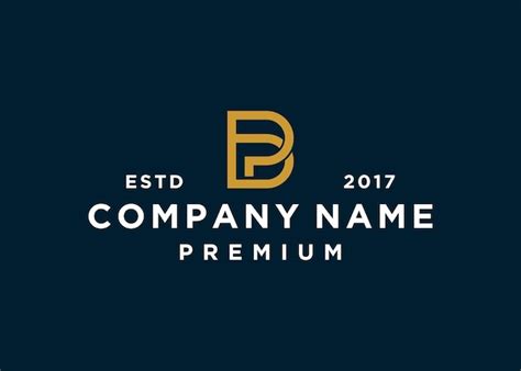 Premium Vector Initial Letter Bp Logo Design Vector Illustration Template