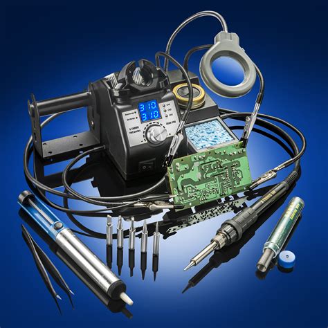 X Tronic Model 3060 Pro Double Digitalled Soldering Station Complete