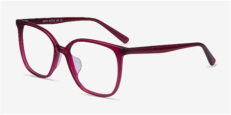 Latte Square Raspberry Glasses For Women Eyebuydirect Canada