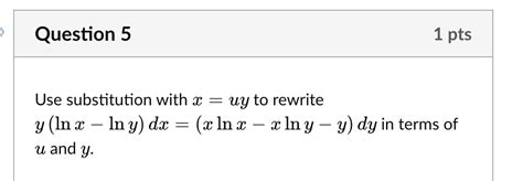 Solved Given Y Lnxlny Dx Xlnxxlnyy Dy Answer The Chegg