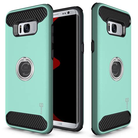 Coveron For Samsung Galaxy S8 Plus Case Ringcase Hybrid Hard Phone