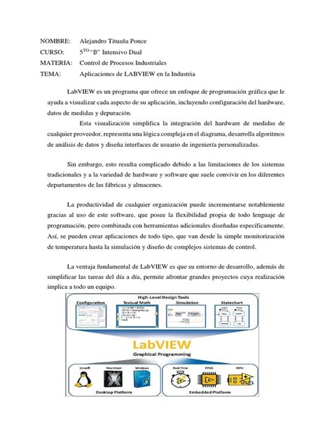 Uso Del Labview Descargar Gratis Pdf Software Software De La