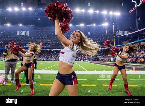 Houston Tx Usa 11th Jan 2025 A Houston Texans Cheerleader Performs During A Playoff Game