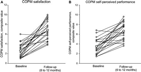 Canadian Occupational Performance Measure Copm At Baseline And