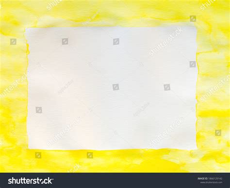 「白い紙の背景に黄色い枠」のイラスト素材 1866129142 Shutterstock