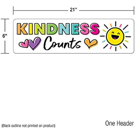 Carson Dellosa Education Kind Vibes Kindness Counts Mini Bulletin Board