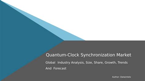 Quantum Clock Synchronization Market Research Report 2033