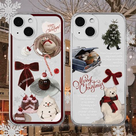 신상할인💕[젤리]메리마스 모음 핸드폰케이스 Z플립6 아이폰16 S24 A31 A32 A33 A25 A35 전기종 감성적인 투명젤리 크리스마스 트리 눈사람 감성 디저트 눈송이