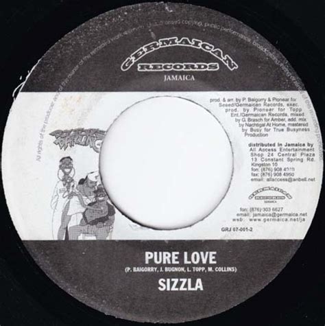 Sizzla Dr Ring Ding Pure Love Doctors Darling 7 Record