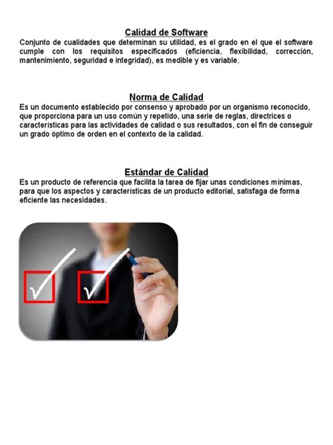 Calidad En El Desarrollo Del Software Pdf Software Calidad