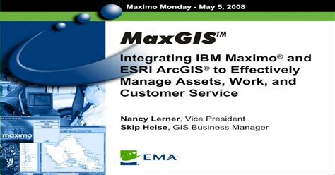 Download Pdf Integrating Ibm Maximo And Esri Arcgis To Effectively