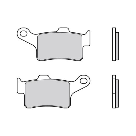 Plaquettes de frein BREMBO route métal fritté 07GR88SA