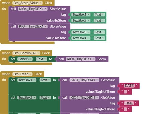 About Tinydb To Show Item By Item Mit App Inventor Help Mit App