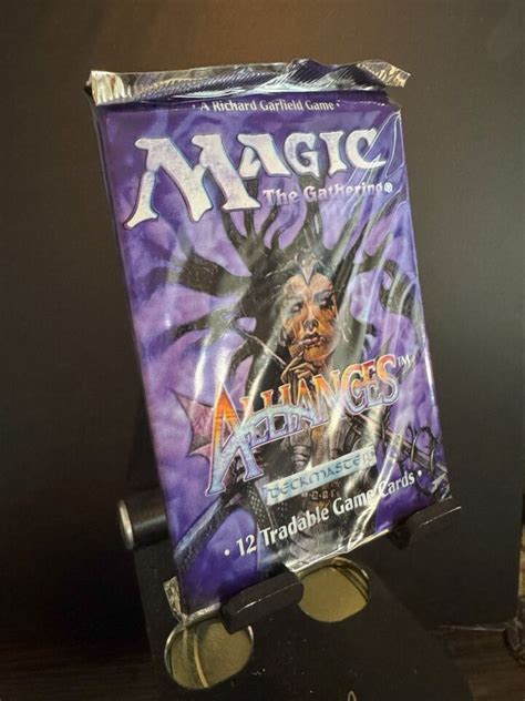 1996 Mtg Magic The Gathering Alliances Booster Pack Factory Sealed