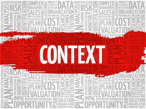 Context Word Cloud Stock Illustration Illustration Of Knowledge