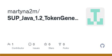 Github Martyna2msupjava12tokengeneratorvol2