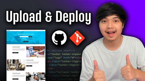 วิธีอัพโหลดโค้ดลงบน Github และการ Deploy Project ดูจบบรรลุ 👨‍💻💯 Youtube