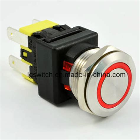 Power Mm Dpst Pin A Light Push Button Switch Push Button Switch And Switch