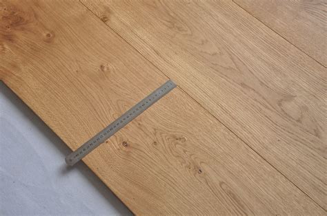 Natural Light Color European White Oak Engineered Flooring Wide Plank
