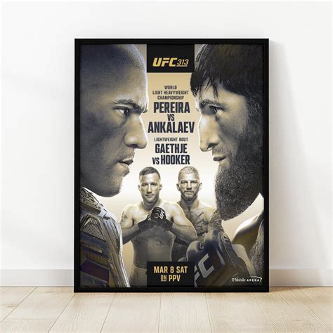 Ufc 313 Poster Light Heavyweight Championship Alex Pereira Vs