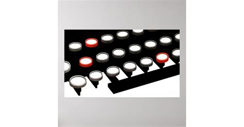 Vintage Business Old Fashioned Typewriter Keyboard Poster Zazzle