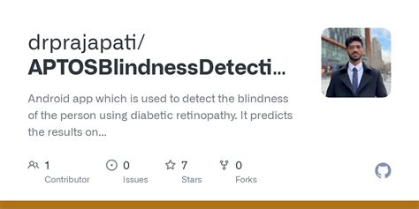 Github Drprajapatiaptosblindnessdetection Android App Which Is Used To Detect The Blindness