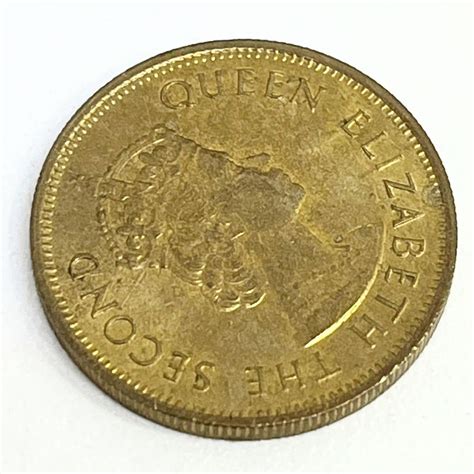 C0907特年 海外 古銭 小銭 コイン 香港 1毫 10セント 黄銅貨 エリザベス女王 1980年 総重量4 4g 日本代购 买对网