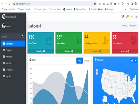 Admin Panel In Latest Laravel PHP Upwork