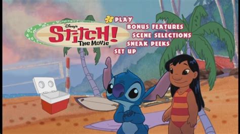 Opening To Lilo And Stitch Dvd Lilo And Stitch Dvd Menu Gp Mp