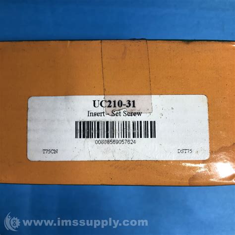 Tritan UC Precision Insert Ball Bearing IMS Supply