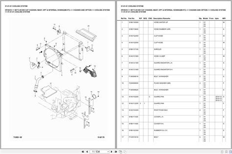 Caterpillar Forklift Dp20cn Europe Parts Catalog